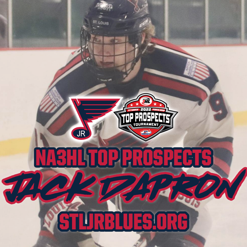 Dapron Selected To NA3HL Top Prospects Tournament | St. Louis Jr. Blues